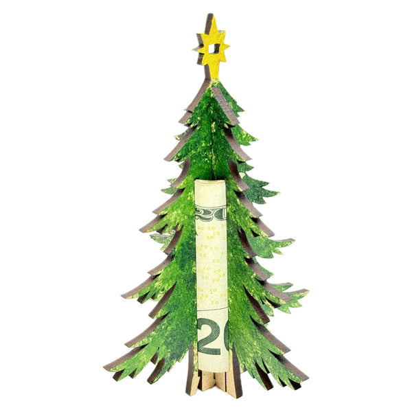 3D Christmas Tree Money Holder – Glowforge Shop