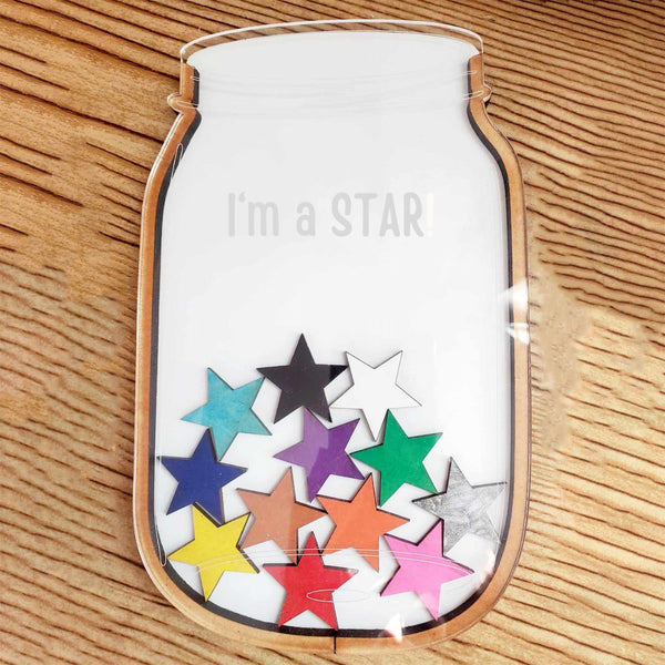 Personalizable Super Star Reward Jar for Kids – Glowforge Shop