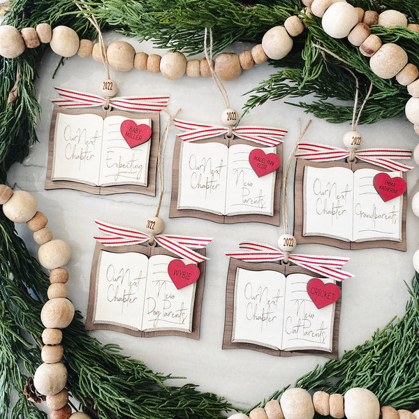 Personalized Storybook Milestones Christmas Ornament (Set of 15 ...