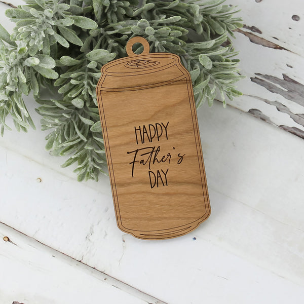 Beer Can Gift Tags - Father's Day Gift Tags - "Happy Father's Day ...