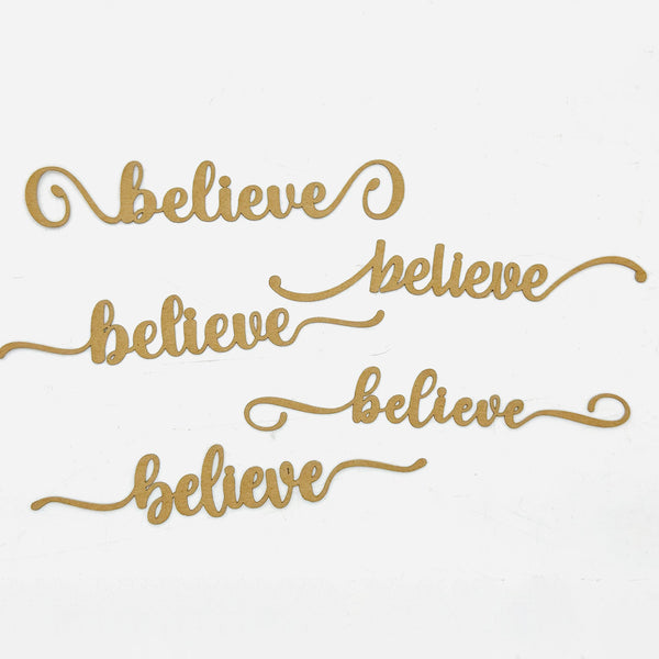 Believe in Script Fonts with Swashes (Set of 5) – Glowforge Shop