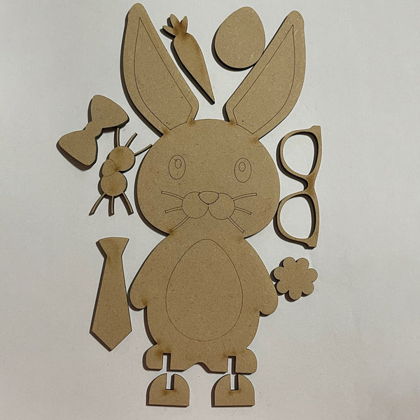 Build Your Own Easter Bunny - Easter Crafts for Kids – Glowforge Shop
