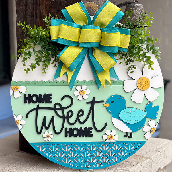 Home Tweet Home Layered Door Hanger – Glowforge Shop