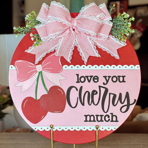 Love You Cherry Much Valentine's Day Door Hanger – Glowforge Shop