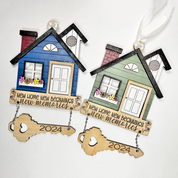 New Home New Beginnings Ornament – Glowforge Shop