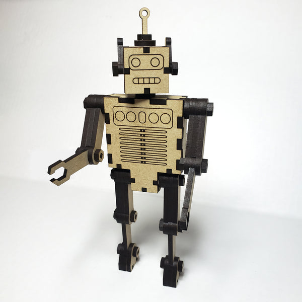 Bleep Blop the Posable Model Robot – Glowforge Shop