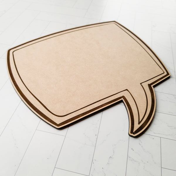 Speech Bubbles Photobooth Props (Set of 2) – Glowforge Shop
