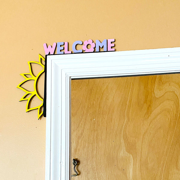 Sunflower Welcome Spring Summer Door Edge Trim Decor Sign – Glowforge Shop