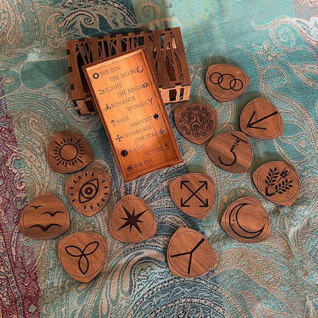 13 Witches Runes with Drawer – Glowforge Shop