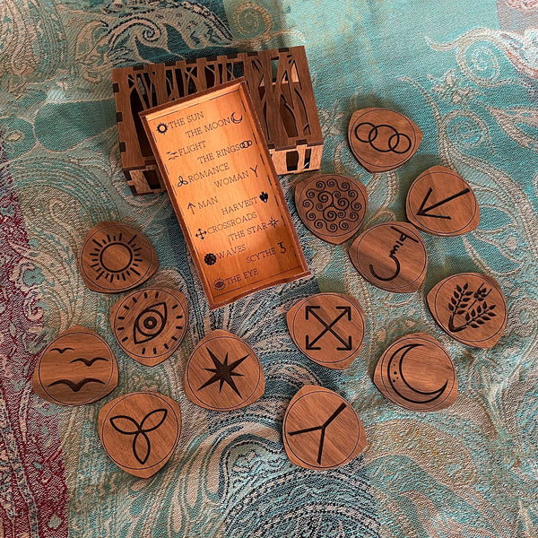 13 Witches Runes with Drawer – Glowforge Shop