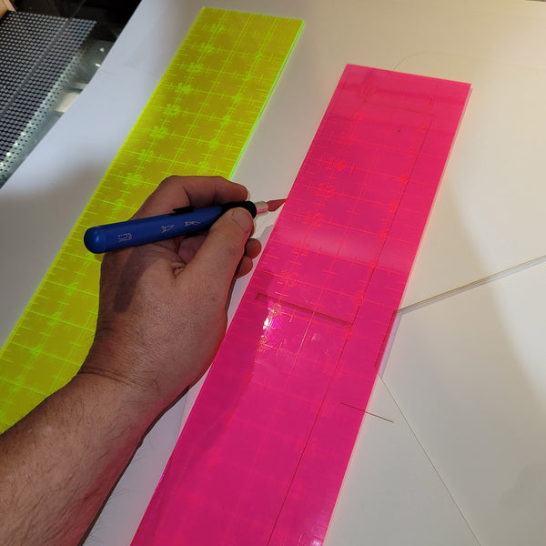 18"x4" Hobby and Sewing Craft Ruler – Glowforge Shop