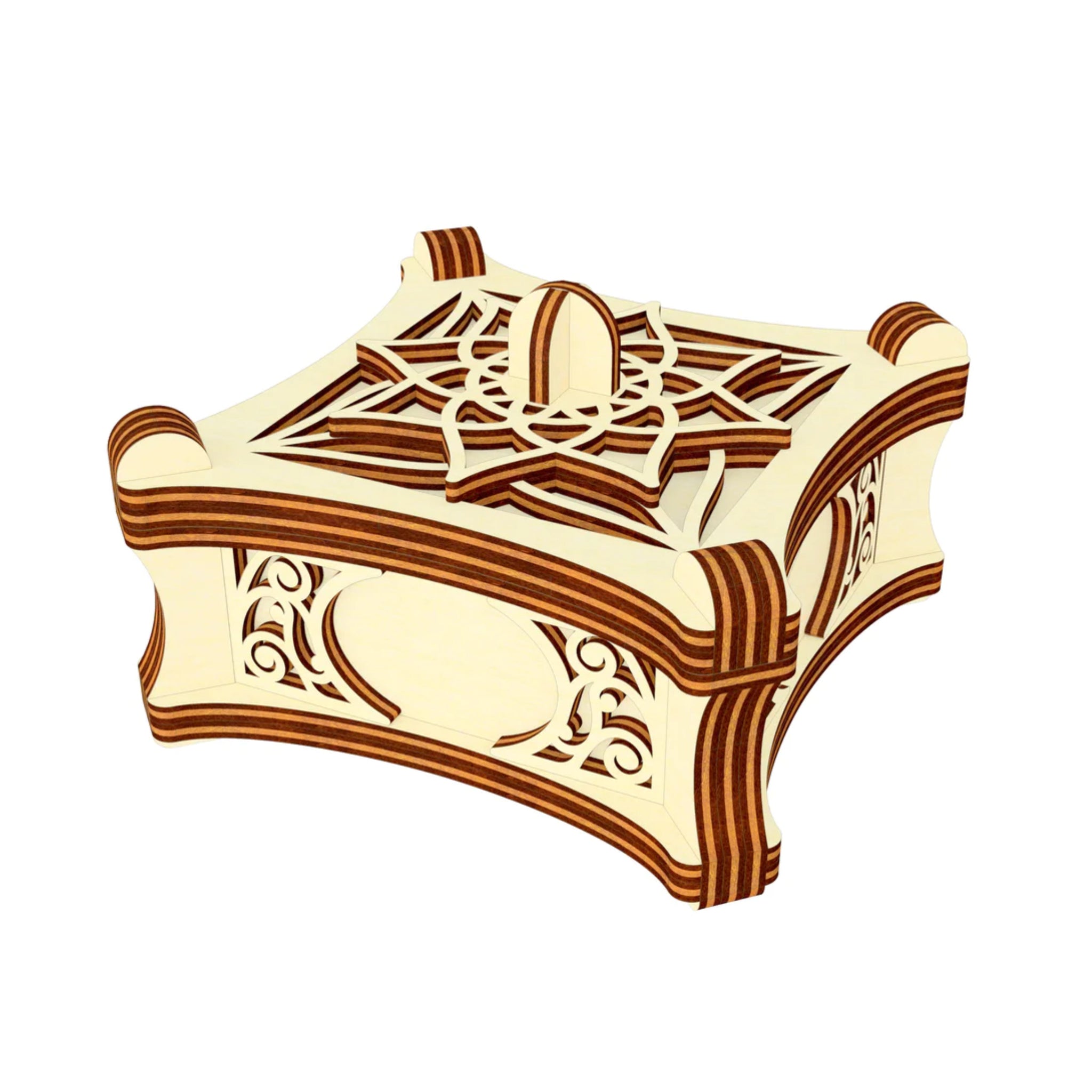 Layered Box With Hidden Joins & Corners – Glowforge Shop