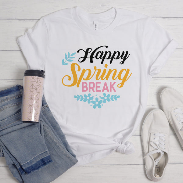 "Happy Spring Break" Graphic – Glowforge Shop