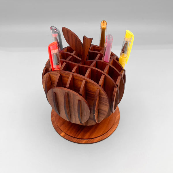 3D Apple Pen Holder Desk Accessory – Glowforge Shop
