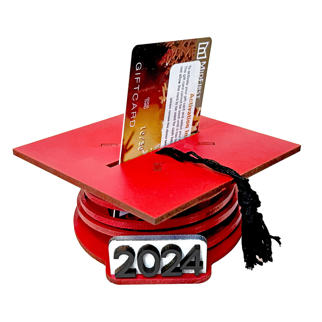 3D Graduation Cap Gift Card Holder – Glowforge Shop