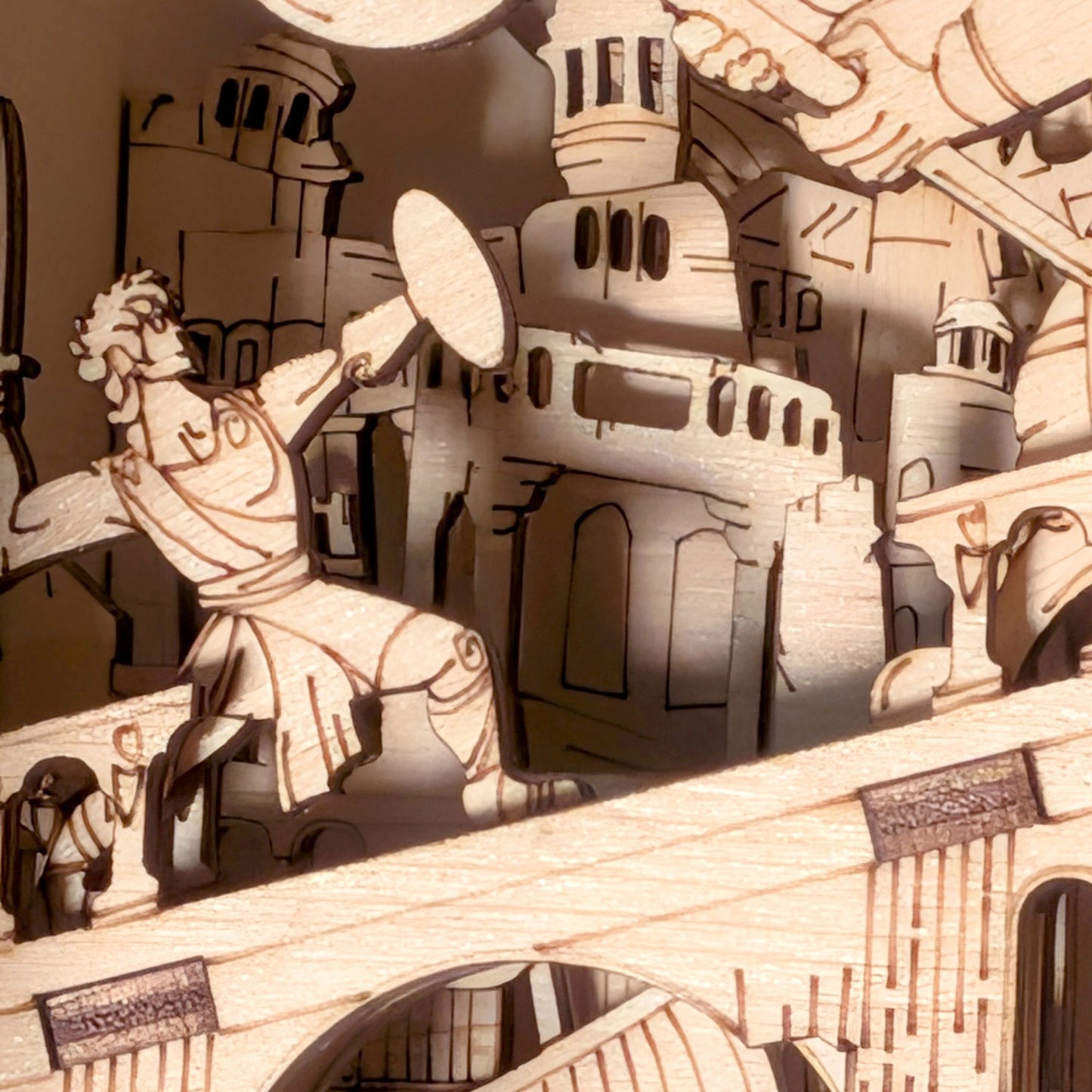 Book Nook - 3D Greek Mythology Diorama for Bookshelf Display ...