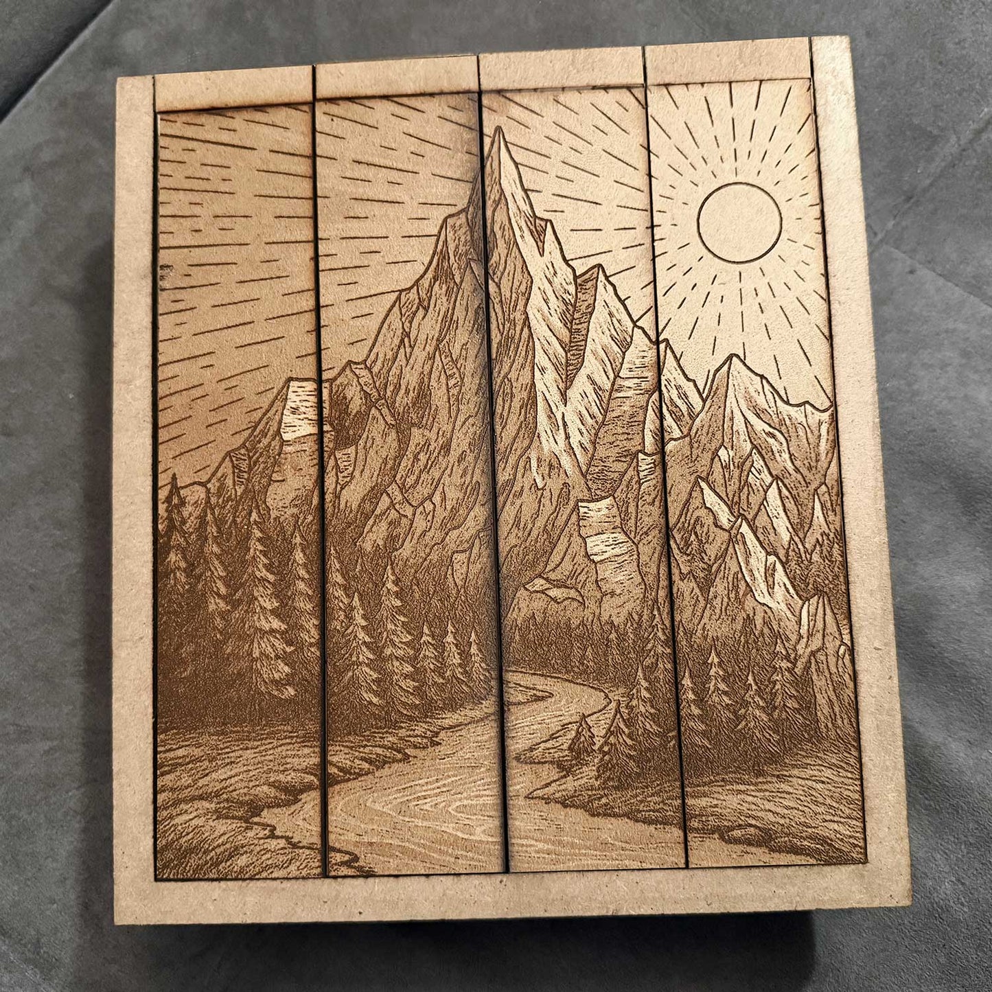 4-Slot Slide Box – Glowforge Shop