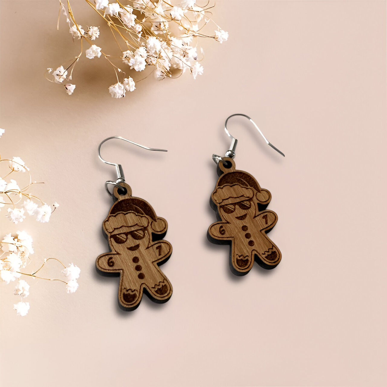 67 Sunglasses Gingerbread Earrings – Glowforge Shop