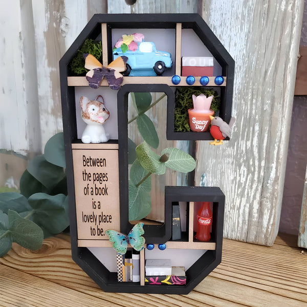 Alphabet Miniature Bookshelf - Letter "C" – Glowforge Shop