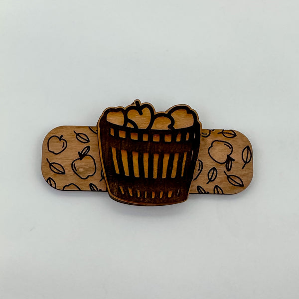 Apple Harvest Hair Clip - Fall Hair Clip – Glowforge Shop