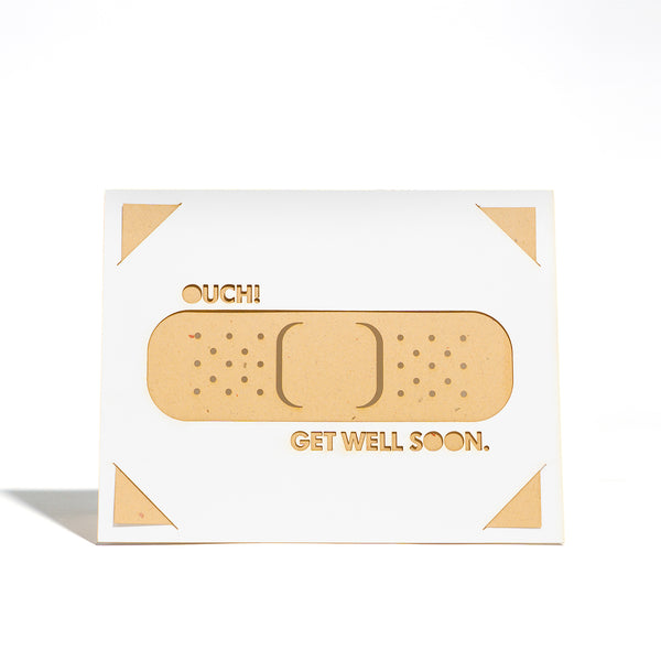 Band Aid Get Well Greeting Card – Glowforge Shop
