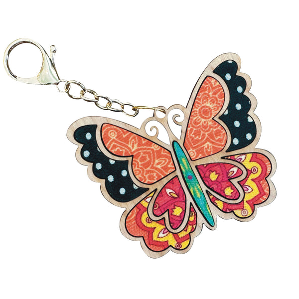 Beautiful Butterfly Keychain - Bag Tag – Glowforge Shop