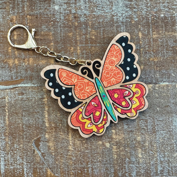 Beautiful Butterfly Keychain - Bag Tag – Glowforge Shop