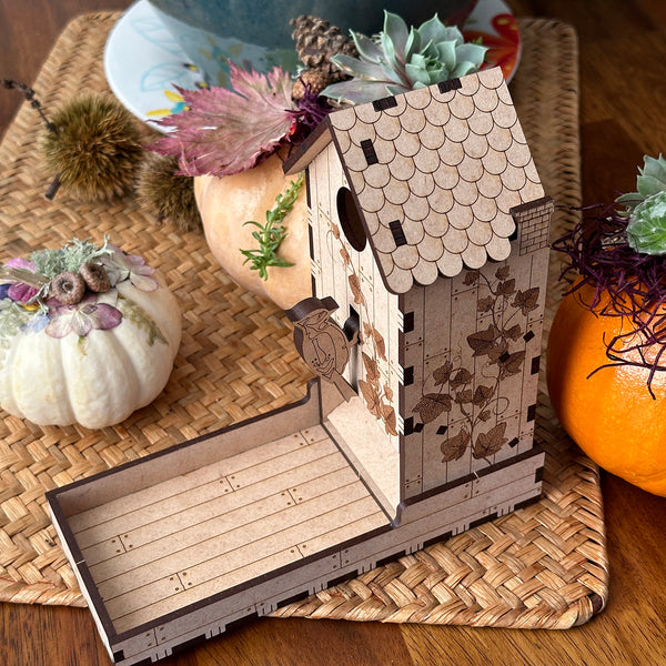 Bird-Themed Dice Tower - Medium Proofgrade – Glowforge Shop