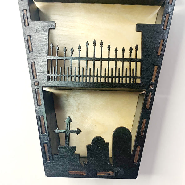 Coffin Halloween Wall Hanging 3-Tier Shelf – Glowforge Shop