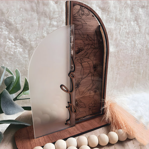 Customizable Boho Arch Coin Bank – Glowforge Shop