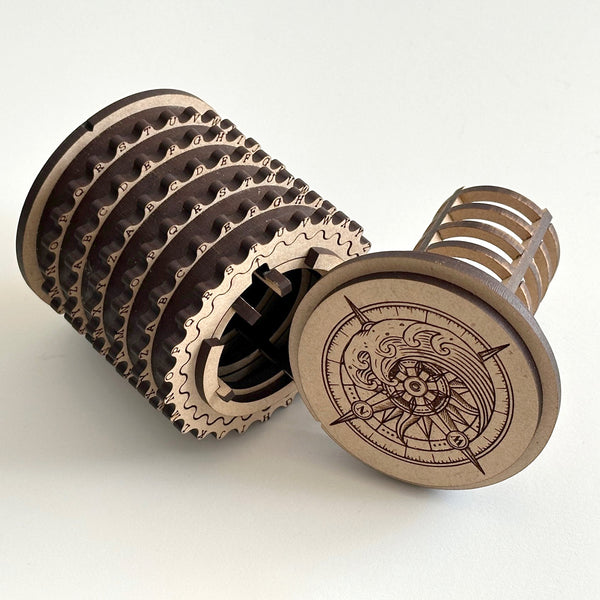 Customizable Cryptex Puzzle Vault – Glowforge Shop