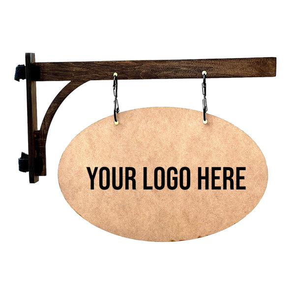 Customizable Tent / Market Hanging Booth Sign - Business Name Display ...
