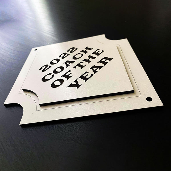 Customizable Wall Plaque Award – Glowforge Shop