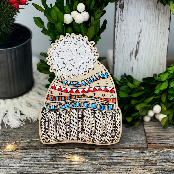 Customizable Winter Hat Gift Card/Money Holder and Christmas Ornament ...