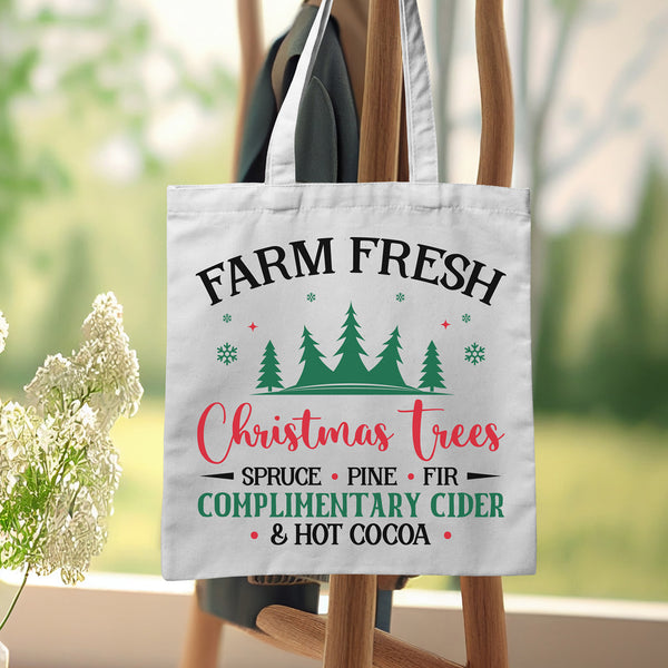 "Farm Fresh Christmas Trees Spruce Pine Fir Complimentary Cider & Hot ...
