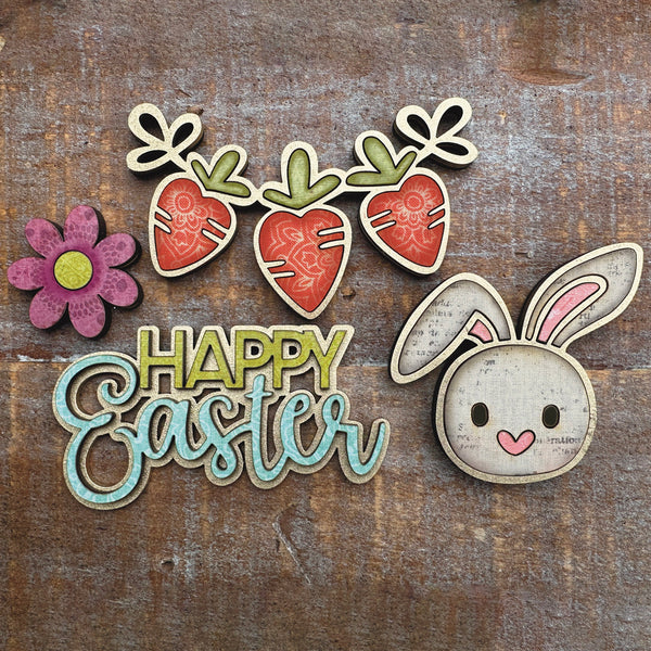 Fun Easter-themed Magnet Collection (Set of 4 ) – Glowforge Shop