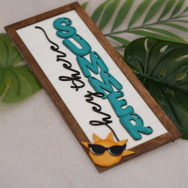 Hey There Summer Vertical Sign – Glowforge Shop