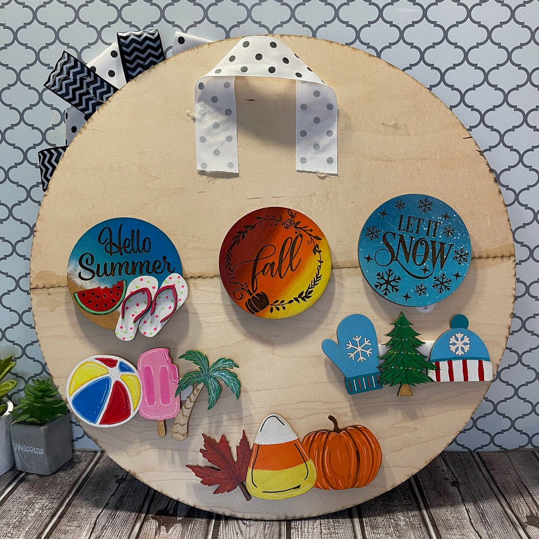 Interchangeable Classroom Door Hanger Welcome Display – Glowforge Shop