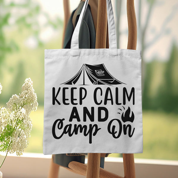 "Keep Calm And Camp On" Graphic – Glowforge Shop