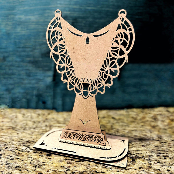 Lacy Jewelry / Necklace Display Stand – Glowforge Shop