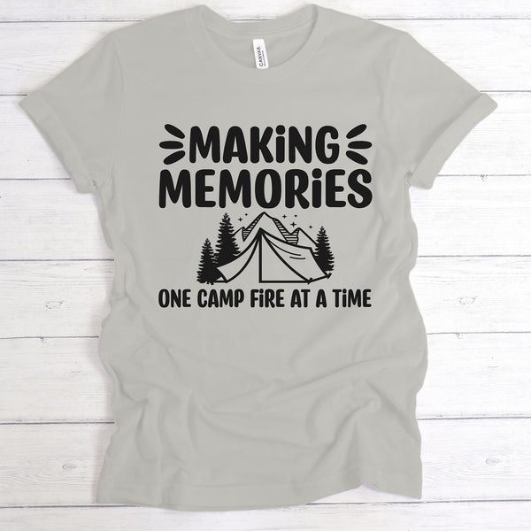 "Making Memories One Camp Fire At A Time" Graphic – Glowforge Shop