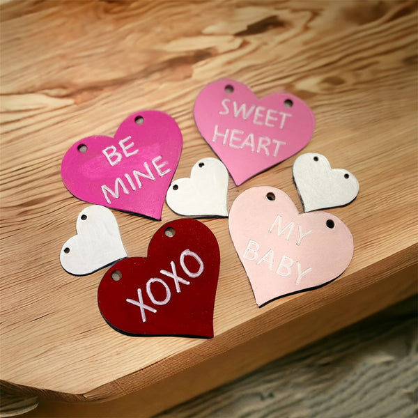 Message of Love Valentine Hearts Garland (20-piece) – Glowforge Shop