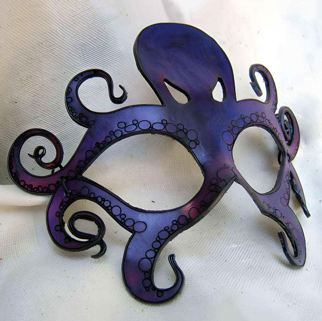 Octopus of the Deep Leather Mask – Glowforge Shop