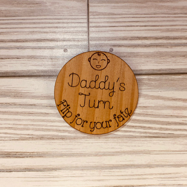 Parent Decision Flip Coin - Funny New Parent Gift or Baby Shower Gift ...