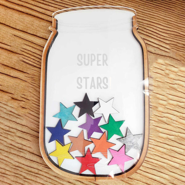 Personalizable Super Star Reward Jar for Kids – Glowforge Shop