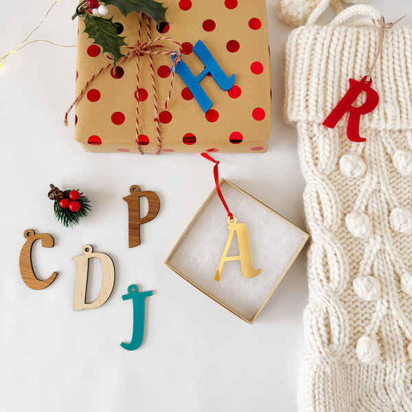 Personalized Initial Elegance Gift Tags (A to Z) – Glowforge Shop