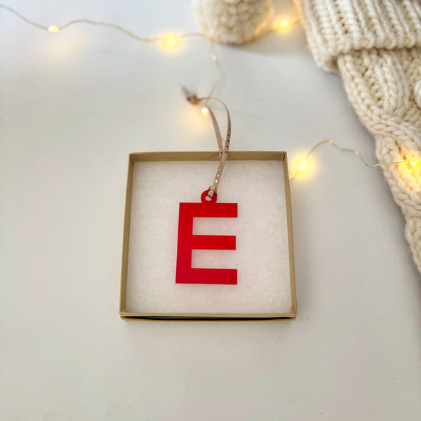 Personalized Initial Elegance Gift Tags in Block Letters (A to Z ...