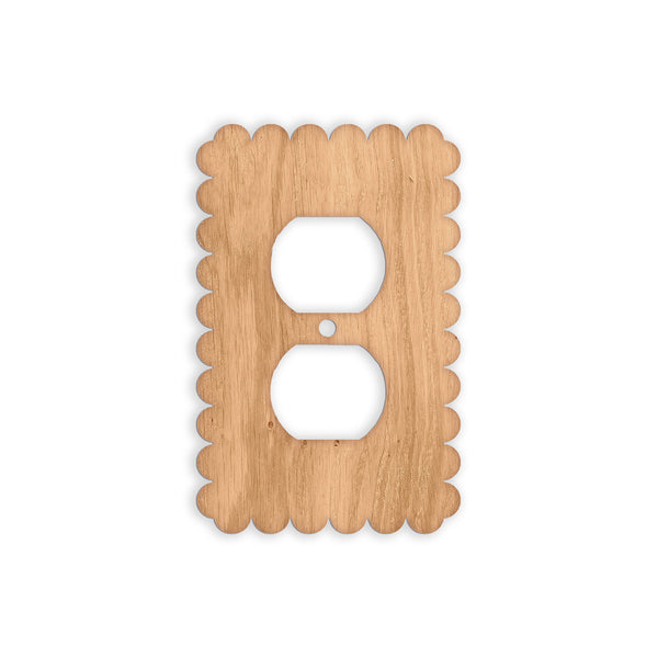 Personalized Outlet Cover - Scalloped Edge – Glowforge Shop
