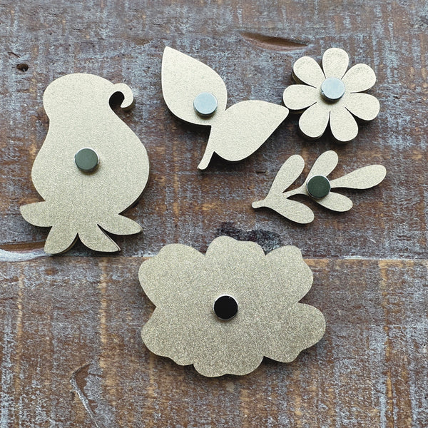 Pretty Floral Magnet Collection (Set of 5) – Glowforge Shop