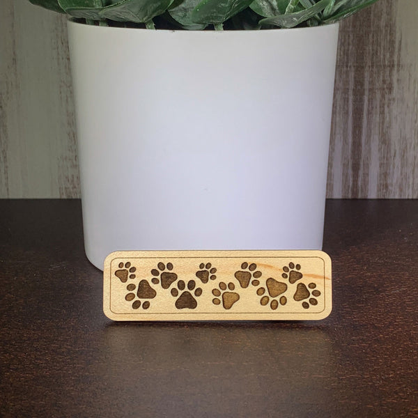 Puppy Paws Hair Clip - Paw Print Hair Accessory – Glowforge Shop